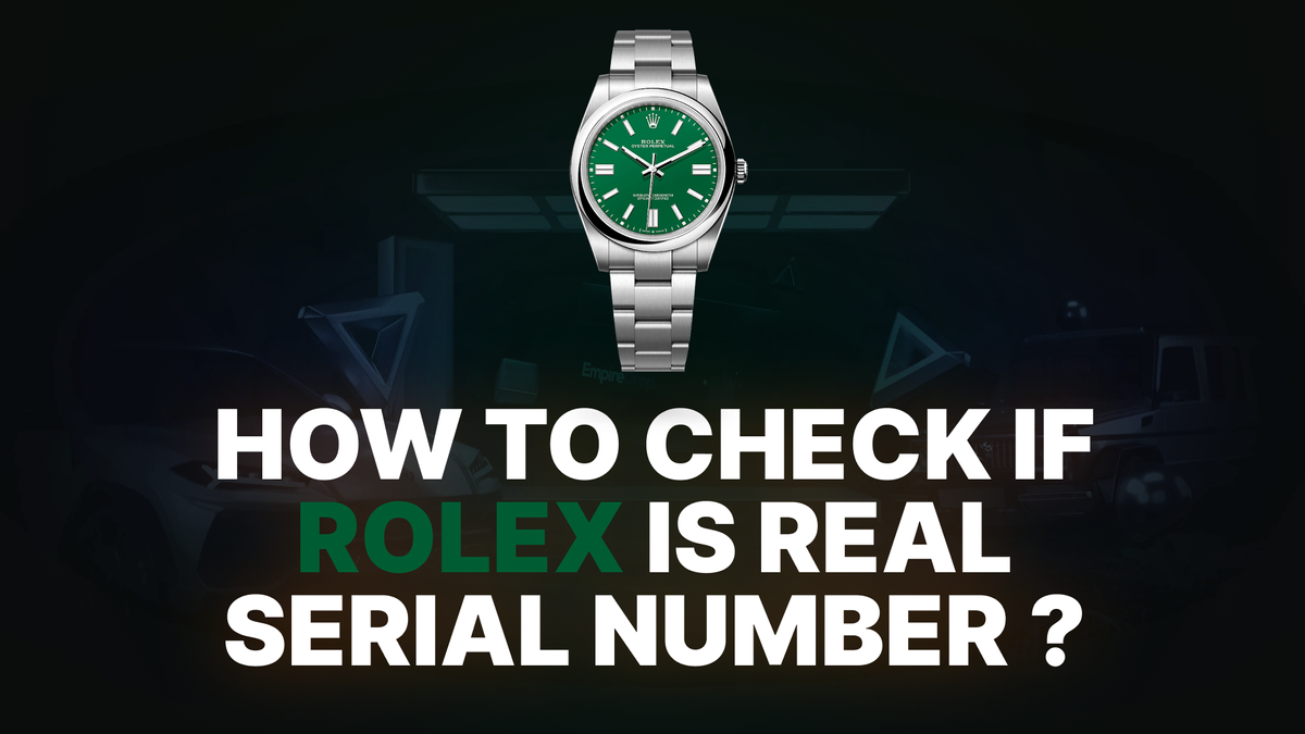 How to Verify a Rolex Serial Number for Authenticity?